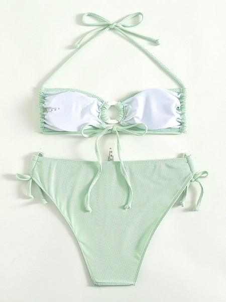 SOLID COLOR SWIMSUIT SEXY BIKINI – Ncocon