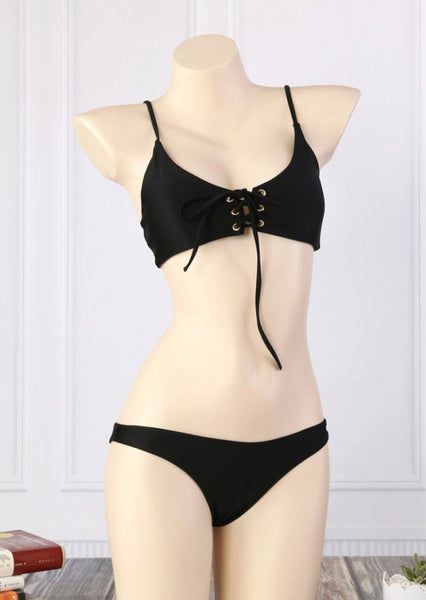 Criss Cross Underwire Cami Bikini Set – Ncocon