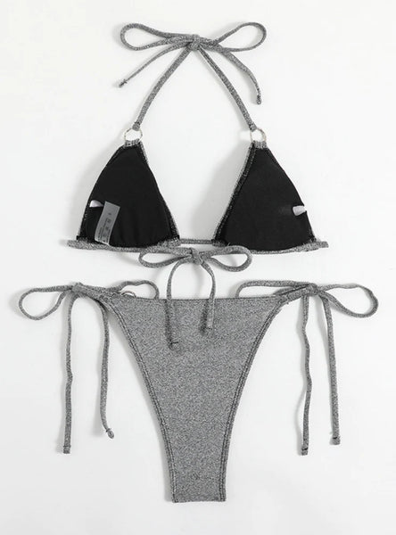 WOMEN SEXY GRAY SWIMSUIT BIKINI – Ncocon