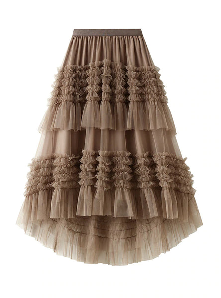 LAYERED CAKE IRREGULAR SKIRT – Ncocon