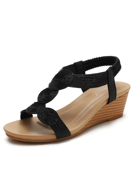WOMEN ROMAN WEDGE SANDALS – Ncocon
