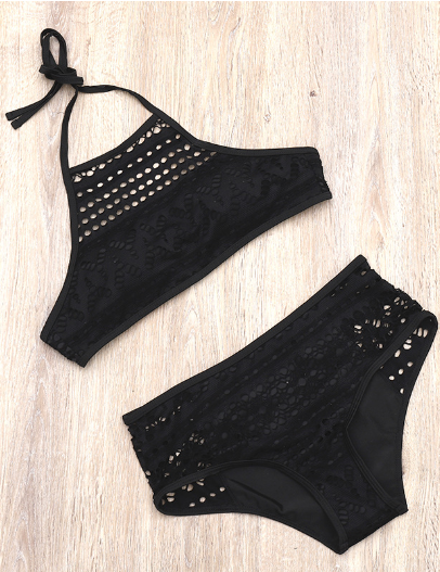 sexy mesh split swimsuit – Ncocon